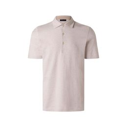 Poloshirt Maerz Muenchen "Maerz Muenchen 661001 Poloshirt Herren Bekleidung", Herren, Gr. 48, beige, 85% Baumwolle, 15% Leinen, Shirts