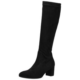 Stiefel Gabor "Gabor Stiefel Lederimitat", Damen, Gr. 37, schwarz, Lederimitat, Schuhe Stiefel