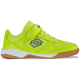Hallenschuh Lotto, Kinder, Gr. 36, fr.gelb, schwarz, Kunstfaser, Synthetik, mehrfarbig, Schuhe Hallenschuh, - in kinderfu&szlig;gerechter Passform