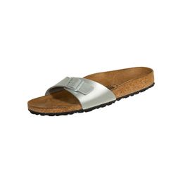 Sneaker Birkenstock "Madrid", Damen, Gr. 36, silber, Obermaterial: 100% sonstige Fasern AF., Schuhe Sneaker