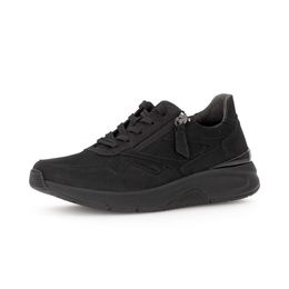 Sneaker Gabor "Sneaker low", Damen, Gr. 35,5, schwarz, Schuhe Sneaker