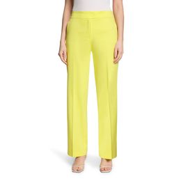 B&uuml;gelfaltenhose Betty Barclay "Damen mit B&uuml;gelfalte", Damen, Gr. 36, Normalgr&ouml;&szlig;en, gelb, Obermaterial: 59% Baumwolle, 39% Viskose, 2% Elasthan, Basic, relaxed fit lang, Hosen