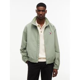 Blouson Tommy Jeans "TJM ESSENTIAL", Herren, Gr. XL, spring olive, Web, Obermaterial: 100% Polyester, normal, elastischer Bund, Jacken Blouson