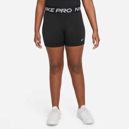 Shorts Nike "G NP DF 3IN SHORT", Jungen, Gr. M (140/146), N-Gr, schwarz (schwarz, wei&szlig;), Obermaterial: 83% Polyester, 17% Elasthan, Hosen Shorts, aus Polyester und Elasthan, f&uuml;r sportliche Aktivit&auml;ten, f&uuml;r Kinder