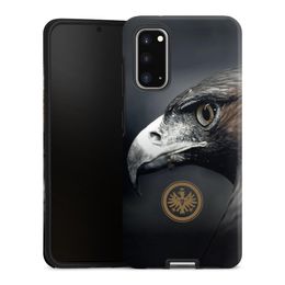 DeinDesign Galaxy S20 Handy Panzer Handyh&uuml;lle robuste Outdoor H&uuml;lle Schutzh&uuml;lle matt Eintracht Frankfurt Eagle Official Licensed Product Tough Case