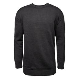 Strickpullover Maerz Muenchen "Maerz Muenchen 490590 Strickpullover Herren Bekleidung", Herren, Gr. 62, dunkelgrau, 100% Wolle, Rundhals, Pullover Strickpullover