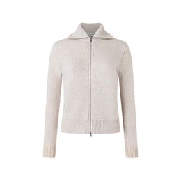 Strickjacke Maerz Muenchen "Maerz Muenchen 212700 Strickjacke Damen Bekleidung", Damen, Gr. 38, grau, 100% Schurwolle, Strickjacken Strickjacke