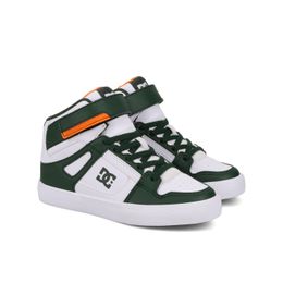 Sneaker DC Shoes "Pure High-Top Ev Sn", Kinder, Gr. 12(29), wei&szlig; (wei&szlig;, schwarz, gr&uuml;n), Obermaterial:97.3% Synthetikmaterial, 2.7% Microfaser;, Schuhe Sneaker