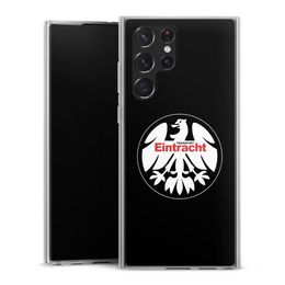DeinDesign Galaxy S22 Ultra Handy Silikon H&uuml;lle Case transparent Handyh&uuml;lle Eintracht Frankfurt Sge Official Licensed Product Silikon Case