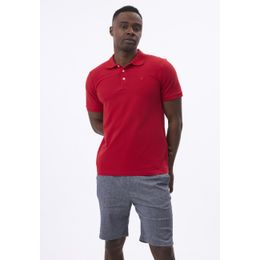 Poloshirt FELIX HARDY "Polo Shirt", Herren, Gr. L, rot, 97% Baumwolle, 3% Elasthan, Shirts