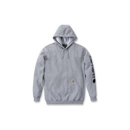 Hoodie Carhartt "Sweatshirt", Herren, Gr. L, grau (hellgrau), Obermaterial: 70% Baumwolle CO. 30% Polyester PES., Sweatshirts Hoodie
