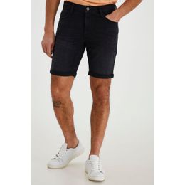 Jeansshorts Blend "BHGrilitsch", Herren, Gr. 3XL, US-Gr&ouml;&szlig;en, blau (denim schwarz), Web, 98% Baumwolle, 2% Elasthan, unifarben, Basic, normal kurz, Jeans Jeansshorts, Stilvolle 5-Pocket-Jeansshorts mit leichten Destroyed-Effekten