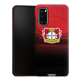 DeinDesign Galaxy S20 Handy Panzer Handyh&uuml;lle robuste Outdoor H&uuml;lle Schutzh&uuml;lle matt Bayer 04 Leverkusen Official Licensed Product Stadium Tough Case