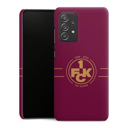DeinDesign Galaxy A52s 5G Handy Premium Case Smartphone Handyh&uuml;lle Schutzh&uuml;lle matt 125 Jahre Official Licensed Product 1. Fc Kaiserslautern Premium Case