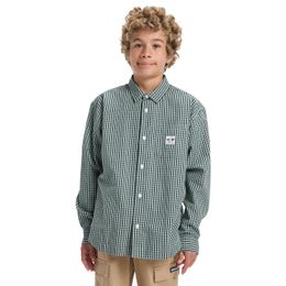 Langarmshirt DC Shoes "Game On", Jungen, Gr. 10(140-148cm), ponderosa pine, Obermaterial: 100% Walkfrottier;, Shirts Langarmshirt