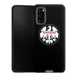 DeinDesign Galaxy S20 Handy Panzer Handyh&uuml;lle robuste Outdoor H&uuml;lle Schutzh&uuml;lle matt Sge Official Licensed Product Eintracht Frankfurt Tough Case