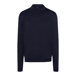 Strickpullover Maerz Muenchen "Maerz Muenchen 490300 Strickpullover Herren Bekleidung", Herren, Gr. 50, dunkelblau, 100% Wolle, Rundhals, Pullover Strickpullover