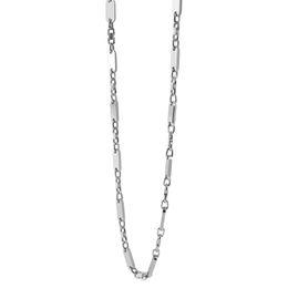 Adelia&acute;s Kette ohne Anh&auml;nger ADELIA&acute;S "Unisex Halskette &ndash; Plattenkette aus Edelstahl" Gr. 55, silber, Halsketten, Damen, 55, Edelstahl, Sch&ouml;ne Geschenkidee zum Weihnachten