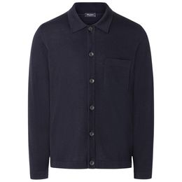 Strickjacke Maerz Muenchen "Maerz Muenchen 591300 Strickjacke Herren Bekleidung", Herren, Gr. 50, dunkelblau, 100% Wolle (Merino), Strickjacken Strickjacke