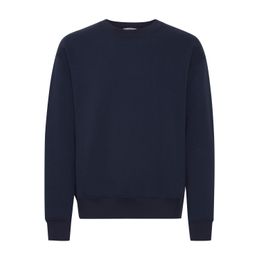 !Solid Longpullover SOLID "Sweatshirtpullover SDLenz", Herren, Gr. L, blau (insignia blau), Obermaterial: 60% Baumwolle CO. 40% Polyester PES., Sweatshirts Longpullover