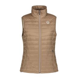 Funktionsweste Luhta "Luhta Weste Isokorpi", Damen, Gr. 36, sand, Steppware, 100% Polyester, normal, Westen Funktionsweste