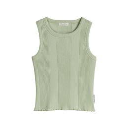 Marc O'Polo T-Shirt MARC O'POLO "aus geripptem Bio-Baumwoll-Jersey", Jungen, Gr. 140, gr&uuml;n, Obermaterial: 96% Baumwolle, 4% Elasthan, unifarben, regular fit, Shirts T-Shirt