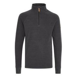 Longpullover North Bend "Sweatshirt NBKaba M", Herren, Gr. M, grau (phantom), Obermaterial: 92% Polyester PES. 8% Elasthan EL., Sweatshirts Longpullover