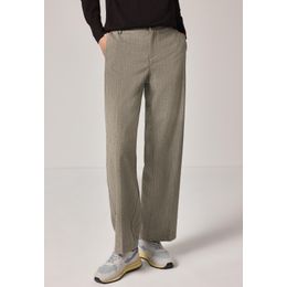 Stoffhose Street One, Damen, Gr. 36, L&auml;nge 30, cotton beige, Stoff, 68% Polyester, 30% Viskose, 2% Elasthan, unifarben, comfort fit kn&ouml;chellang, Hosen Stoffhose, Middle Waist