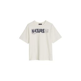 Marc O'Polo T-Shirt MARC O'POLO "aus reiner Bio-Baumwolle", Jungen, Gr. 152, wei&szlig; cotton, Obermaterial: 100% Baumwolle, unifarben, regular fit, Rundhals, normaler Saum, Shirts T-Shirt