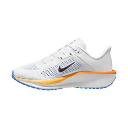 Laufschuh Nike "QUEST 6", Herren, Gr. 41, wei&szlig;, off noir, blau crystal, total orange, Textil, Schuhe Laufschuh