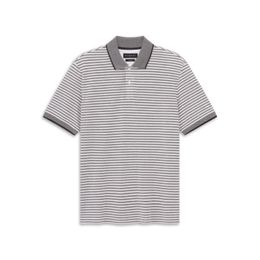 Poloshirt Bugatti, Herren, Gr. L, 390, marine, 60% Baumwolle, 40% Polyester, unifarben, normal, ohne Ausschnitt, Shirts, Modern Fit aus einem Baumwoll-Mix