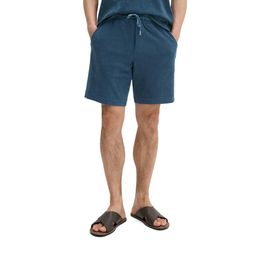 Marc O'Polo Shorts MARC O'POLO "aus reiner Bio-Baumwolle", Herren, Gr. L, Normalgr&ouml;&szlig;en, stormy blau, Obermaterial: 100% Baumwolle, unifarben, regular fit kurz, Hosen Shorts
