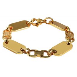 Adelia&acute;s Edelstahlarmband ADELIA&acute;S "Unisex Armband aus Edelstahl" Gr. 19, gold, Armb&auml;nder, Herren, 19, Edelstahl, Edelstahlarmband