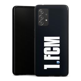 DeinDesign Galaxy A52s 5G Handy Silikon H&uuml;lle Case schwarz Handyh&uuml;lle Official Licensed Product 1. Fc Magdeburg 1. Fcm