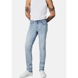 Slim-fit-Jeans PEAK TIME "Mailand", Herren, Gr. 30, L&auml;nge 32, blau (hellblau), Denim/Jeans, Material: 87% Baumwolle, 11% Polyester, 2% Elasthan, Basic, slim fit lang, Jeans Slim-fit-Jeans, Herren Jeans mit super hohem Stretch-Anteil
