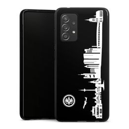 DeinDesign Galaxy A52s 5G Handy Silikon H&uuml;lle Case schwarz Handyh&uuml;lle Skyline Sge Eintracht Frankfurt