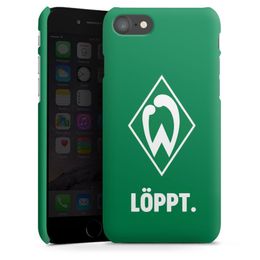 DeinDesign iPhone SE (2020) Handy Premium Case Smartphone Handyh&uuml;lle Schutzh&uuml;lle matt Sv Werder Bremen Official Licensed Product Statement Premium Case