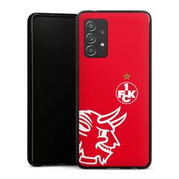 DeinDesign Galaxy A52s 5G Handy Silikon H&uuml;lle Case schwarz Handyh&uuml;lle Star 1. Fc Kaiserslautern Devil