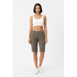 Cargoshorts DEPROC Active "KENORA City Short", Damen, Gr. 34 (XS), Normalgr&ouml;&szlig;en, lila, 97% Polyester; 3% Elasthan, Hosen, In melierter Optik