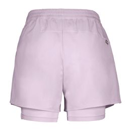 Trainingsshorts Rukka "Rukka Shorts Makela 2In1", Damen, Gr. 34, EURO-Gr&ouml;&szlig;en, rosenrot, Stoff, 87% Polyester, 13% Elasthan, Hosen
