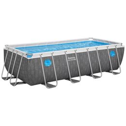 Bestway Pool, Dunkelgrau, Metall, Kunststoff, Kreise, 488x122x244 cm, RoHS, Freizeit, Pools und Wasserspa&szlig;, Pools, Aufstellpools