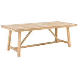 Ambia Garden Gartentisch, Teak, Holz, Recyclingholz, Teakholz, Hartholz, rechteckig, eckig, 100x76x220 cm, Holzm&ouml;bel, Holztische, Gartentische Holz
