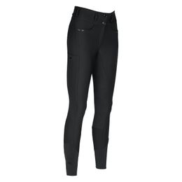 Pikeur Selection Ges&auml;&szlig;einsatz-Reithose Highwaist Laure FFL schwarz Damen 68
