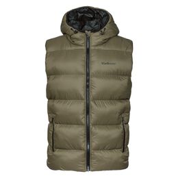 Black Forest Steppweste mit Kapuze gr&uuml;n Herren XS