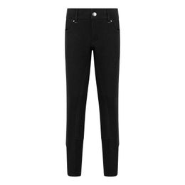 Black Forest kids Ges&auml;&szlig;einsatz-Reithose Genua Bio schwarz Damen 104