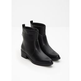 bonprix Stiefeletten, schwarz, Gr.36, L&auml;ssige Stiefelette f&uuml;r den Alltag
