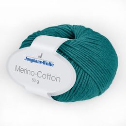 Merino-Cotton von Junghans-Wolle, Flaschengr&uuml;n, aus Schurwolle