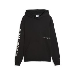Sweatshirt Puma "Graphics Training Hoodie Herren", Herren, Gr. L, schwarz, Obermaterial: 30% Polyester, 70% Baumwolle. Rippe: 3% Elasthan, 97% Baumwolle, normal, Sweatshirts Sweatshirt