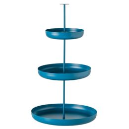 Boltze Etagere Sidan 60 cm, &Oslash; 35 cm, blau skandinavische Deko Online Shop