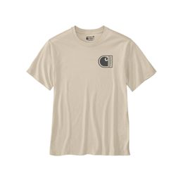 T-Shirt Carhartt "Graphic", Herren, Gr. M, beige, Obermaterial: 100% Baumwolle CO., Shirts T-Shirt